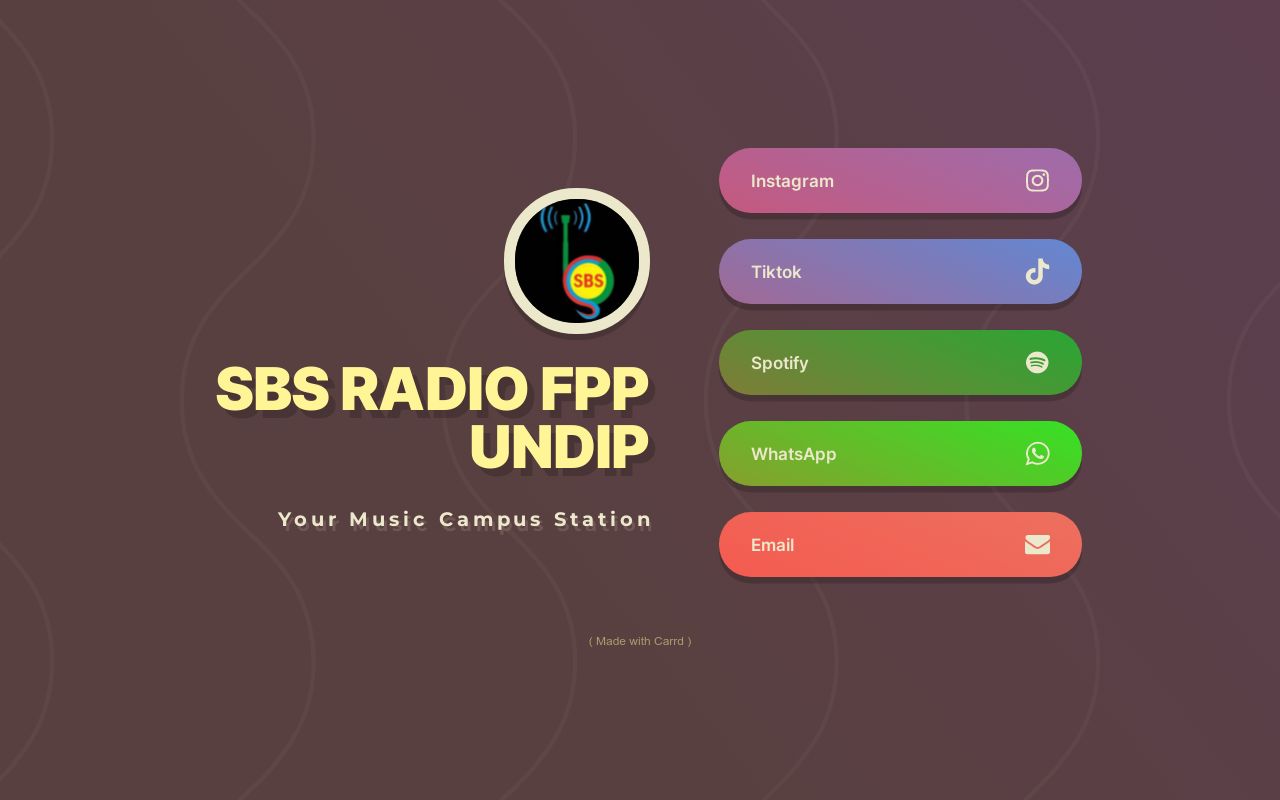 SBS RADIO FPP UNDIP
